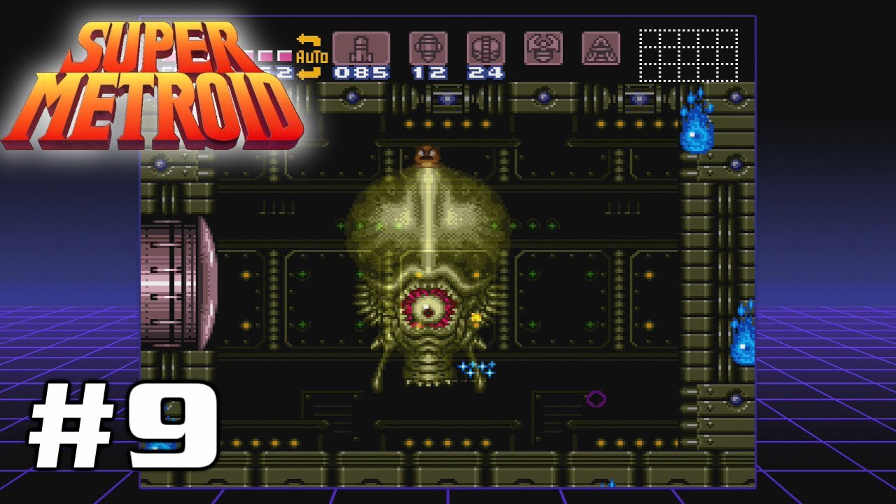 Let's Play Super Metroid #9 - The Phantoon Menace - YouTube