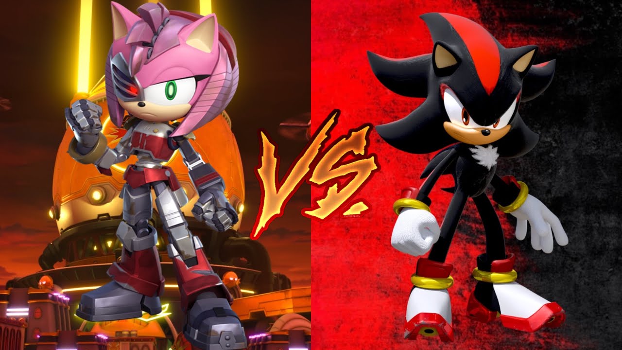 Sonic dash Rusty rose vs Shadow - YouTube