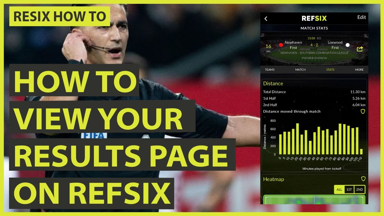 How to view you results page on REFSIX - YouTube
