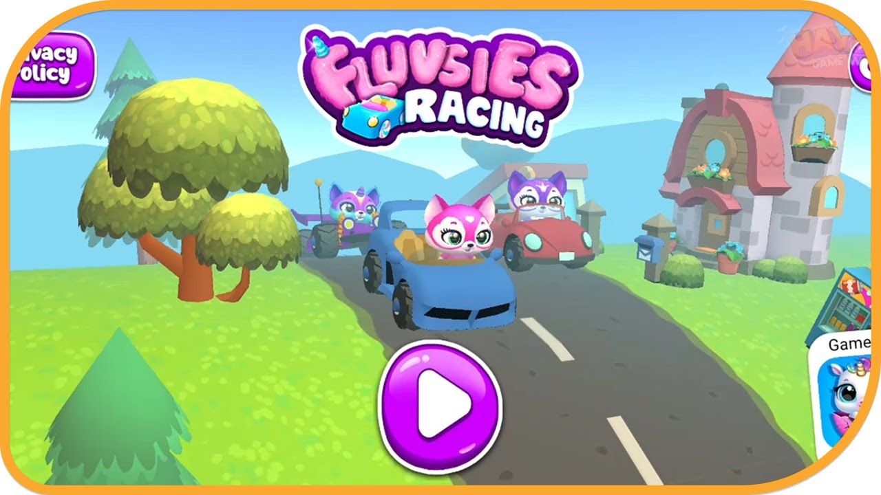 Fluvsies Racing #1 | TutoTOONS | Adopt cute | Fluffy pets | Arcade game ...