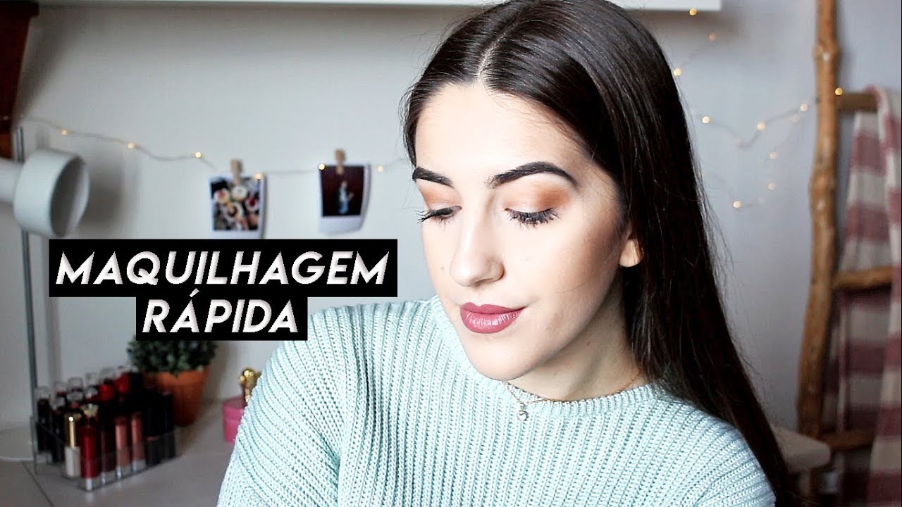TUTORIAL // MAQUILHAGEM FÁCIL E RÁPIDA - YouTube