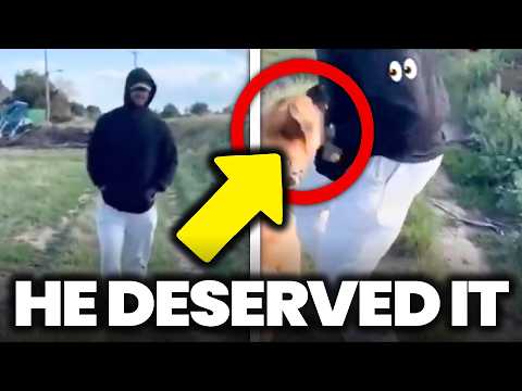 WATCH: Migrant REFUSES to Leave Female Dog Walker Alone... So She Sets Her Dogs on Him