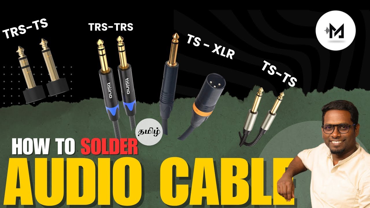 How To Solder Audio Cable - TRS to TS, XLR to TS, TS to TS, TRS to TRS ...