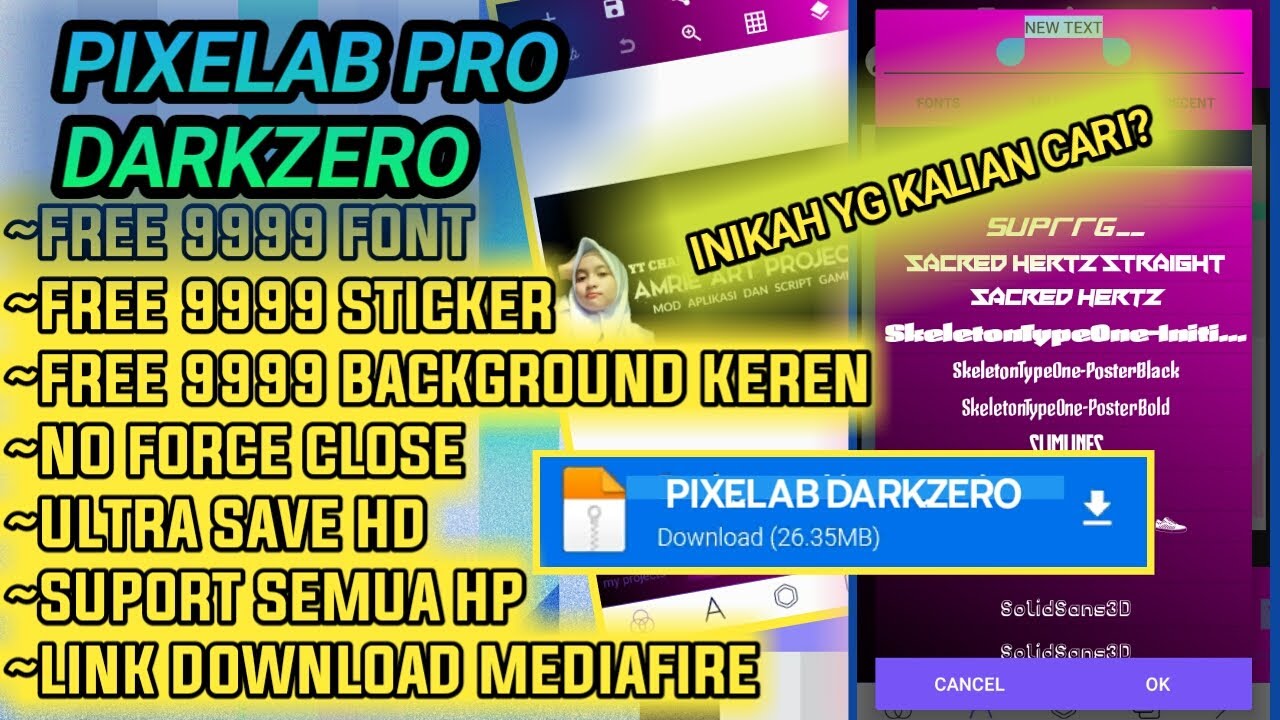 PIXELAB PRO MOD TERBARU || VIA MEDIAFIRE - YouTube
