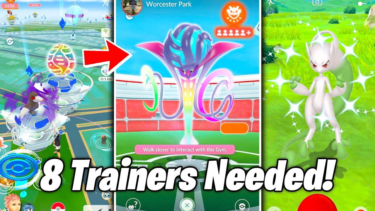 NEW SUPER MEGA RAIDS ANNOUNCED IN POKEMON GO! Requires EIGHT Trainers ...