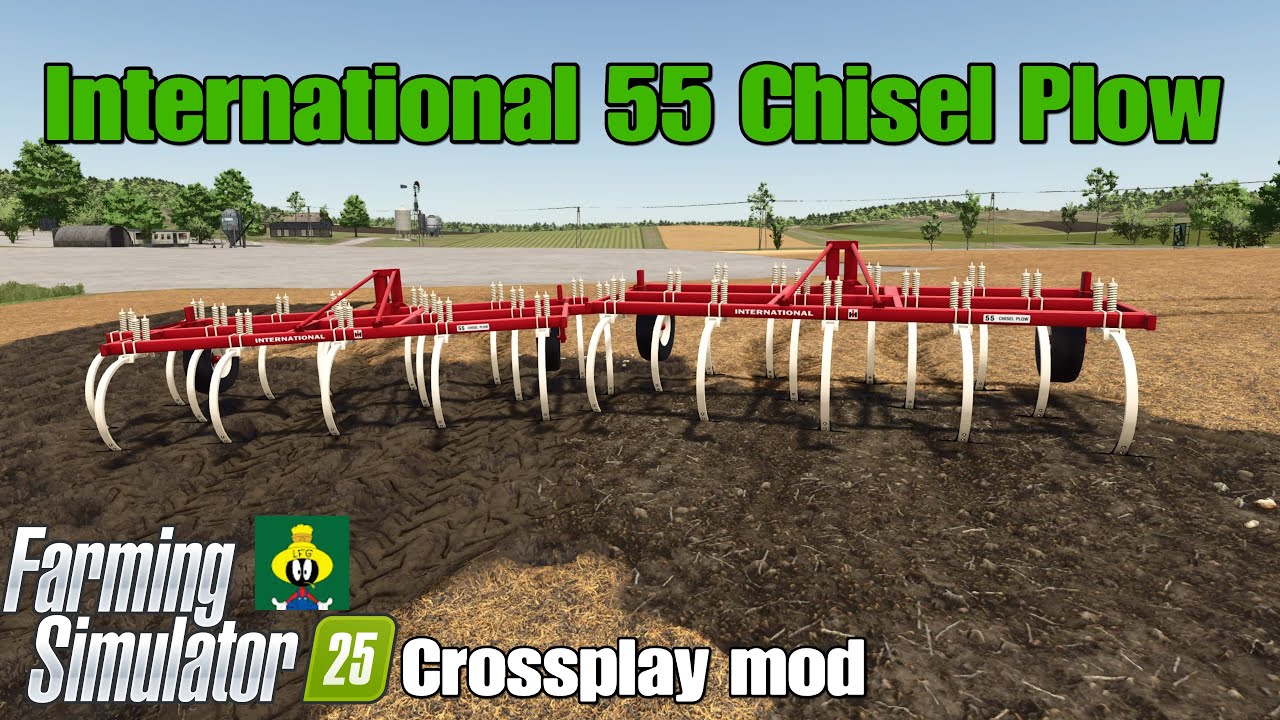 International 55 Chisel Plow / FS25 crossplay mod - YouTube