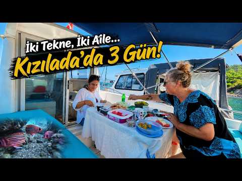 İki Tekne, İki Aile, Kızılada’da Deniz Keyfi! 🐟🌊 | 3 Günlük Deniz Macerası
