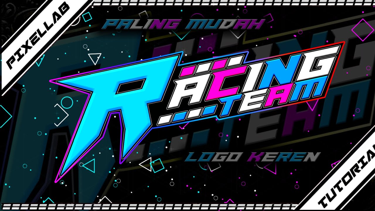 Cara Membuat Logo Racing Keren Di Pixellab - YouTube