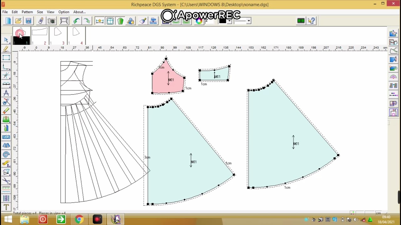 Membuat Pola Busana Rumah Menggunakan Rp DGS - YouTube