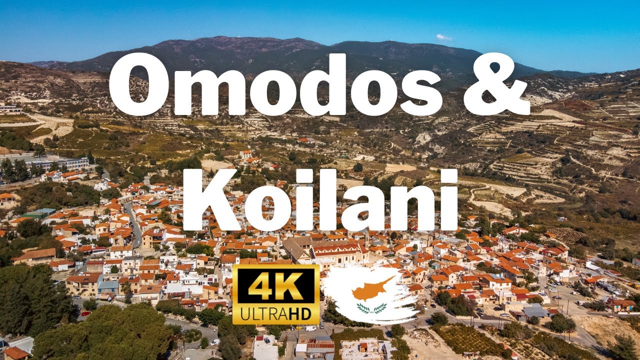 Cyprus from Above: Spectacular 4K Drone Views of Omodos & Koilani ⛰️🇨🇾 ...