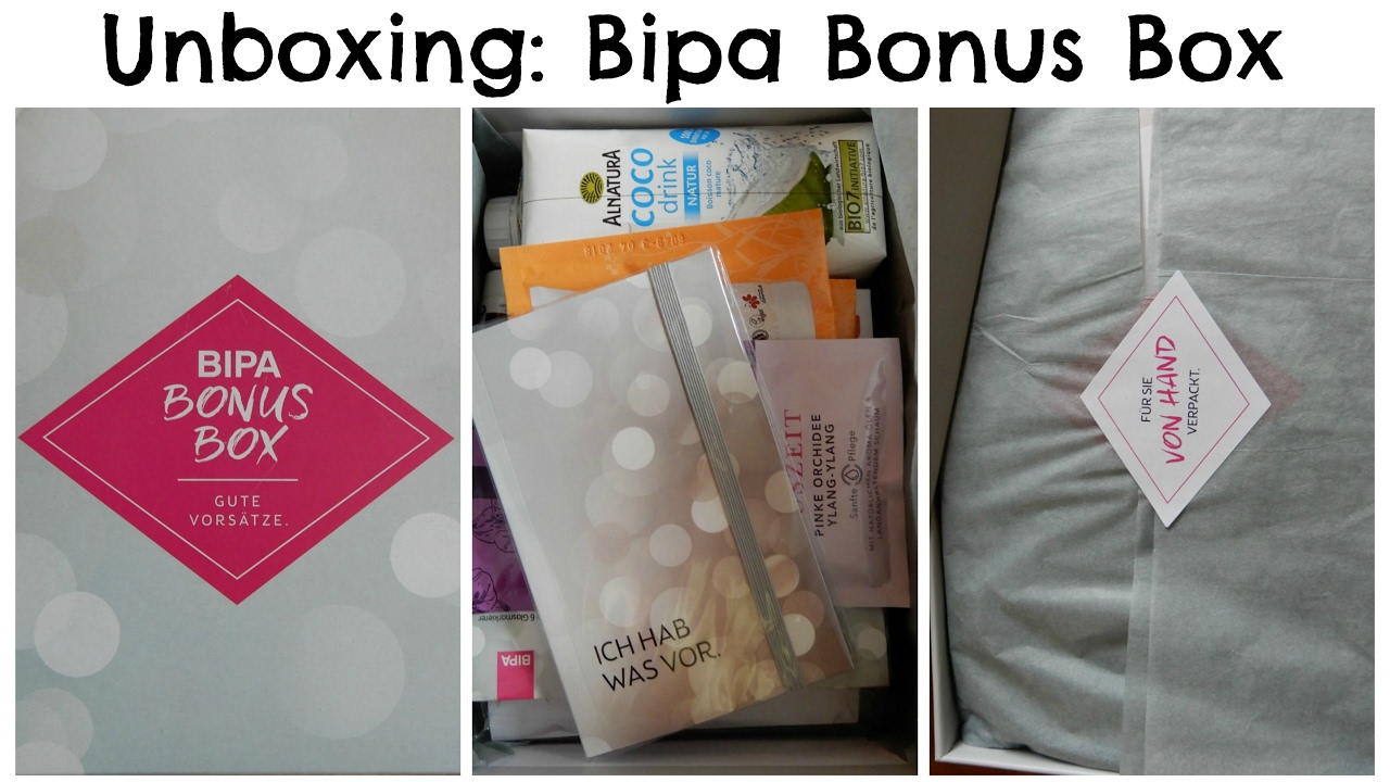 Bipa Bonus Box UNBOXING I AnnaBirdie - YouTube
