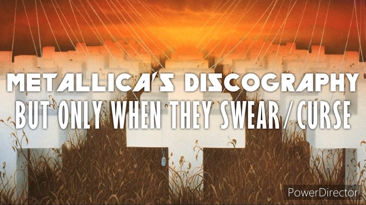 Metallica's discography but only when they swear/curse - YouTube