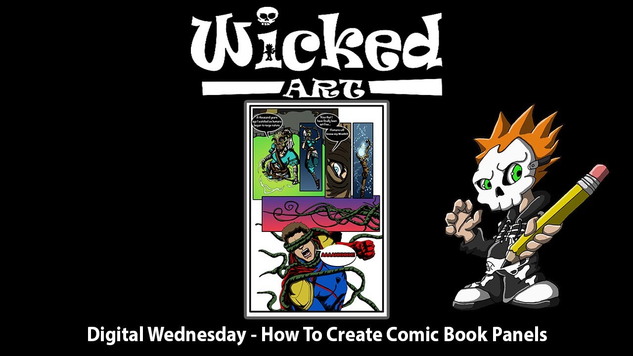 How To Make Comic Book Panels - Digital Wednesday - YouTube
