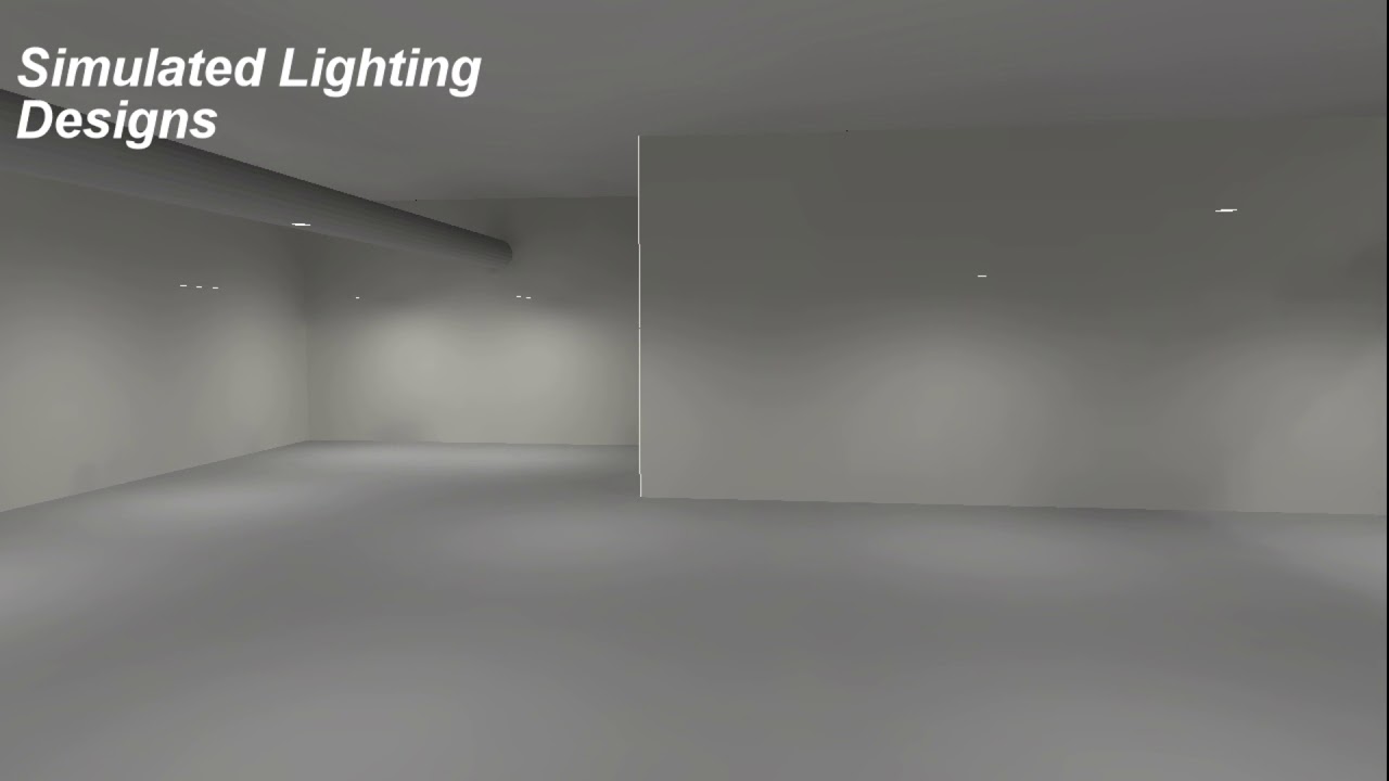 Simulated Lighting Designs - YouTube