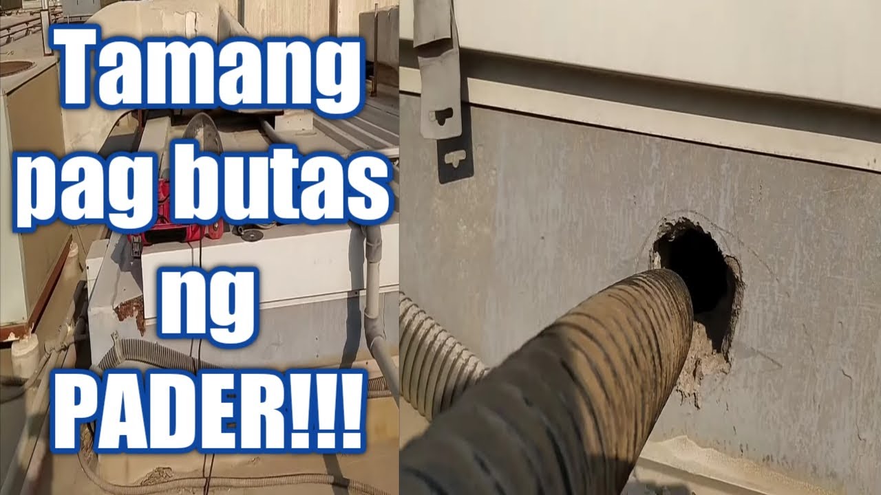 Paano Butasin Ang Pader Ng Maayos|Katatay Vlogs - YouTube