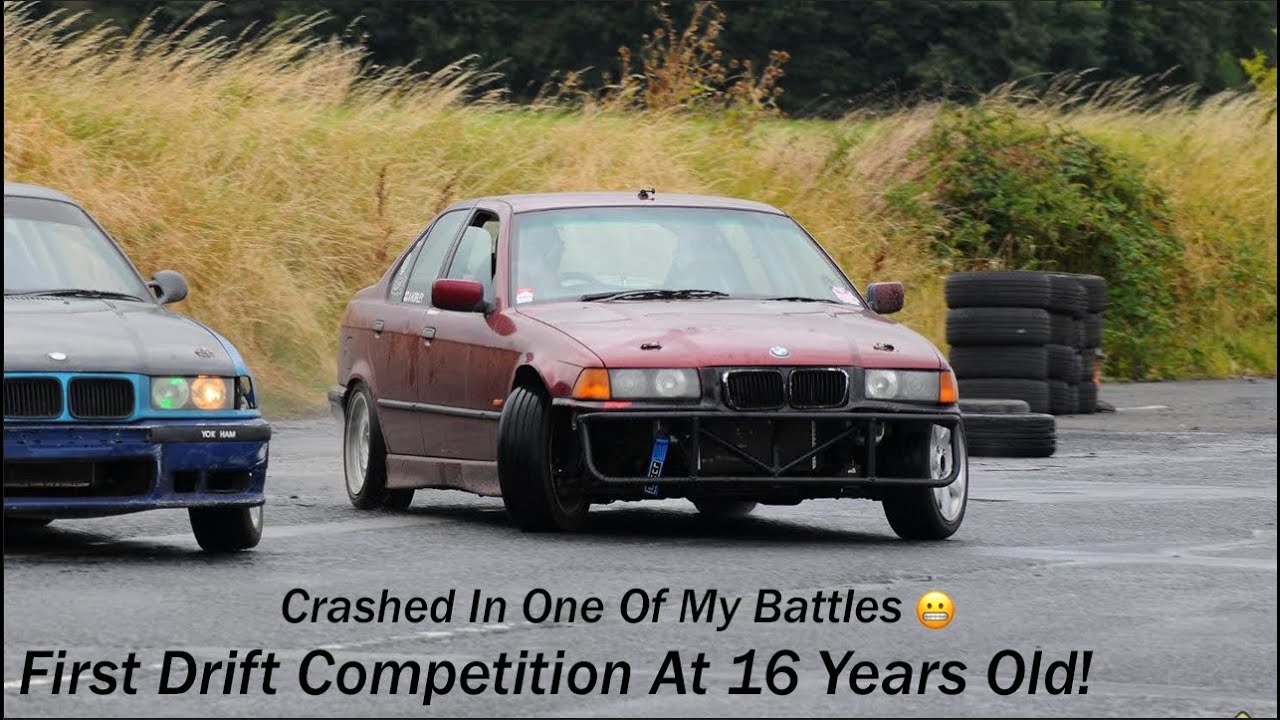 First Drift Competition At 16 Years Old! - YouTube