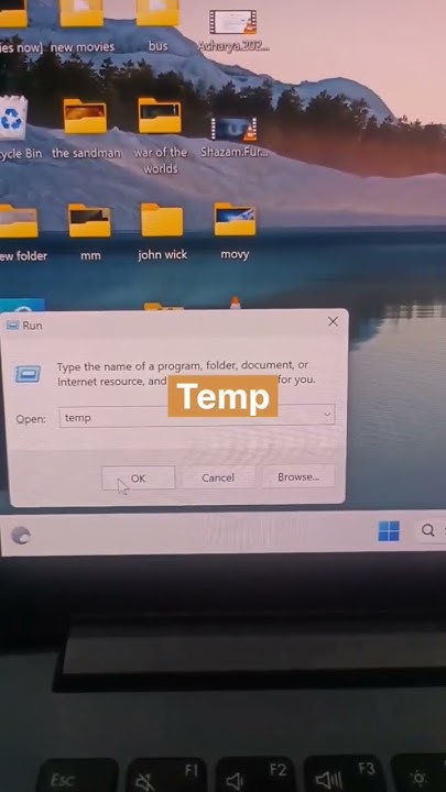 How to remove temp files 😕😕 - YouTube