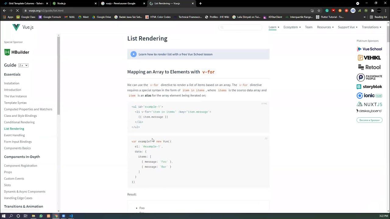 #2 v-model, conditional, list, and event rendering | Frontend Web with Vue - YouTube