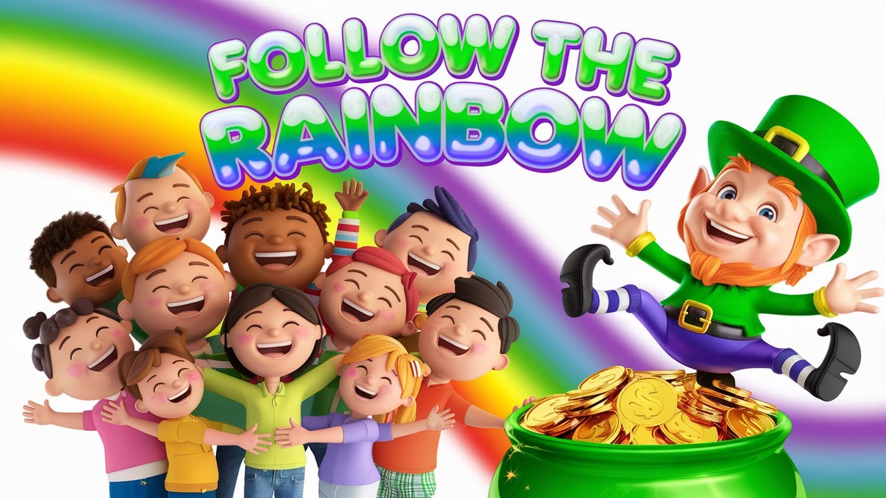 🌈 Follow the Rainbow! | St. Patrick’s Day Song for Kids | Fun Dance ...