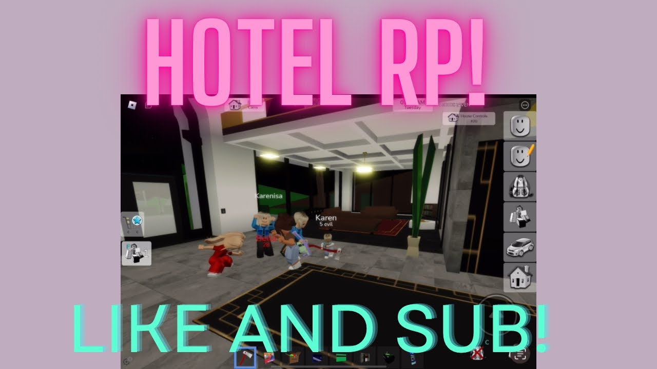 Crazy hotel rp! - YouTube