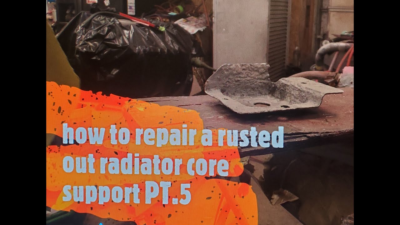 How to repair rusted out radiator support PT.5 #70buickwildcat #welding ...