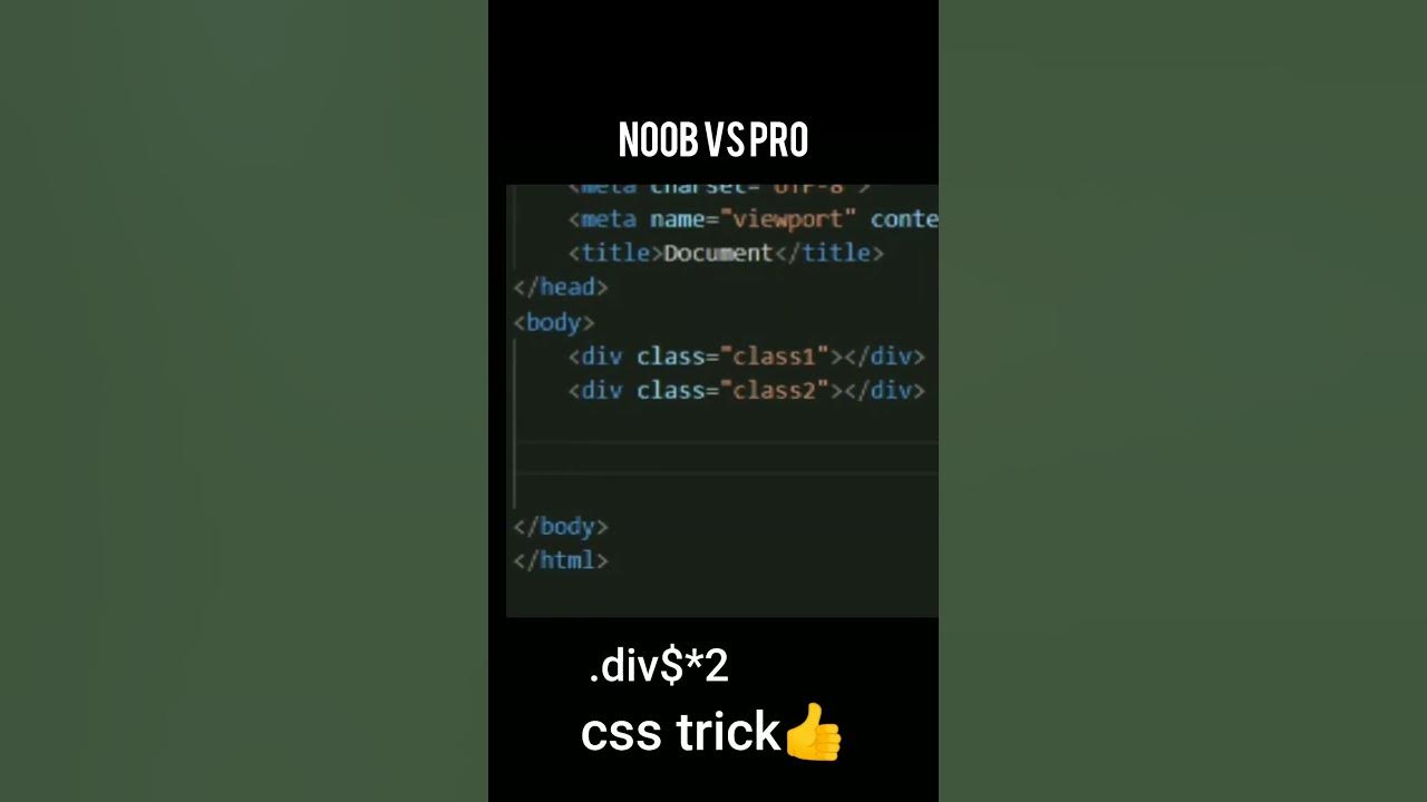 Noob Vs Pro Css Trickcoding Shorts Youtube