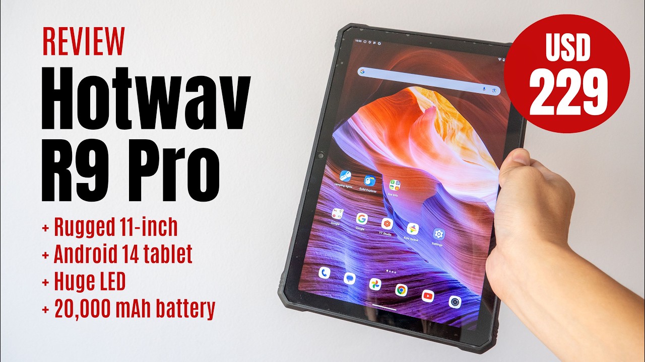 Hotwav R9 Pro - RUGGED Android 14 Tablet (review) - YouTube