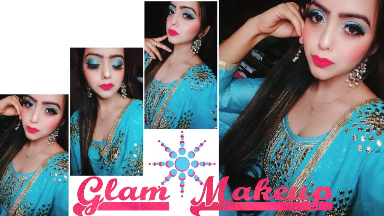 Glam Festival Makeup || party Makeup || Festival Makeup Tutorial ...