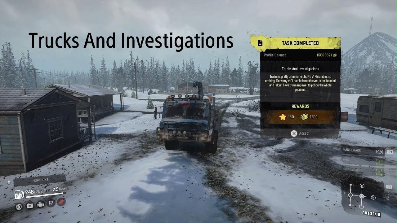 Snow⭐Runner - Trucks And Investigations Task - Alaska. - YouTube