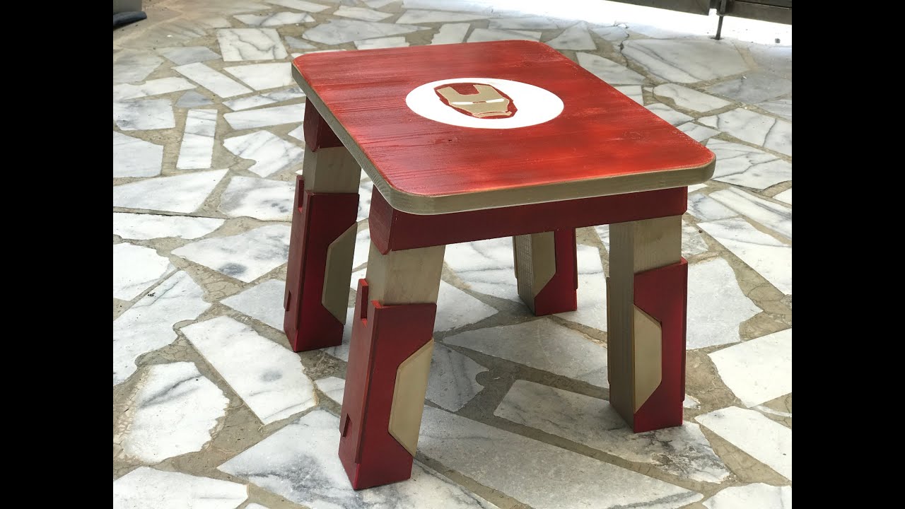 Iron man stool 鋼鐵人小凳 - YouTube