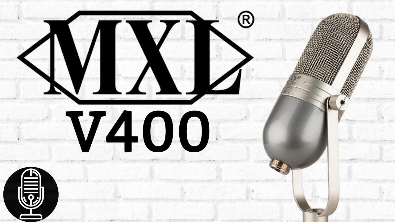 MXL V400 - Classic Retro Style Dynamic Microphone - Test / Review - YouTube