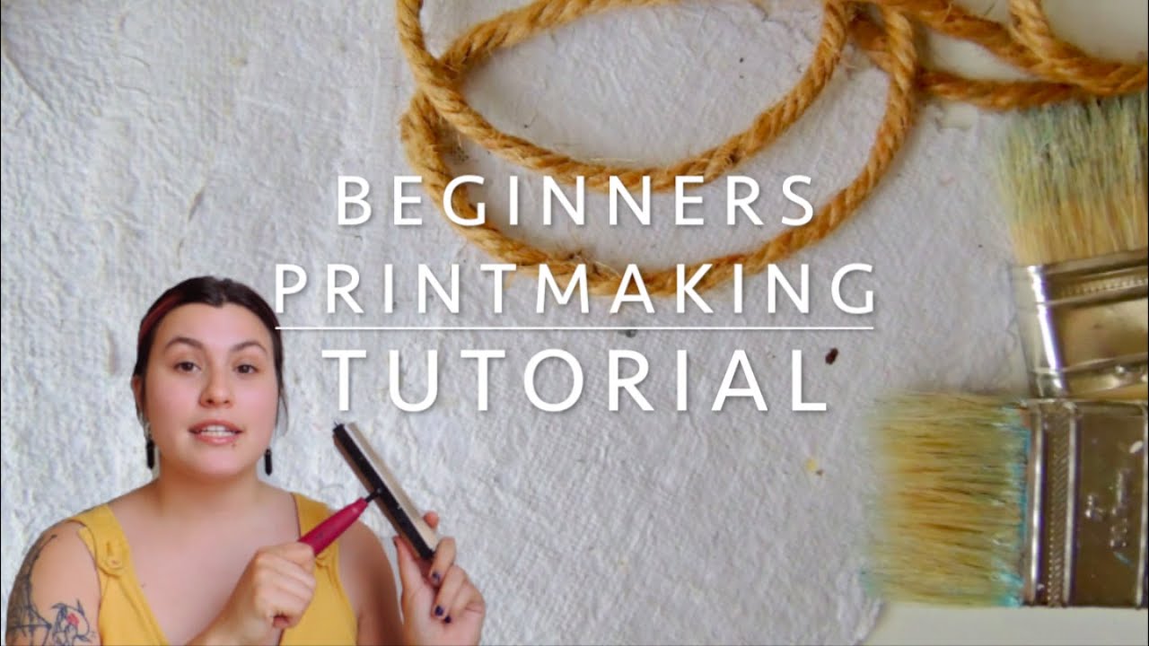 Beginners Linocut Printmaking Tutorial - YouTube