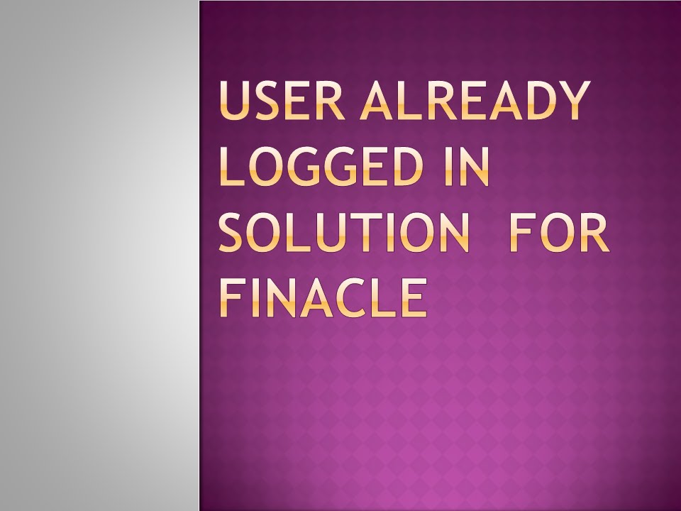 finacle core banking tutorial - YouTube
