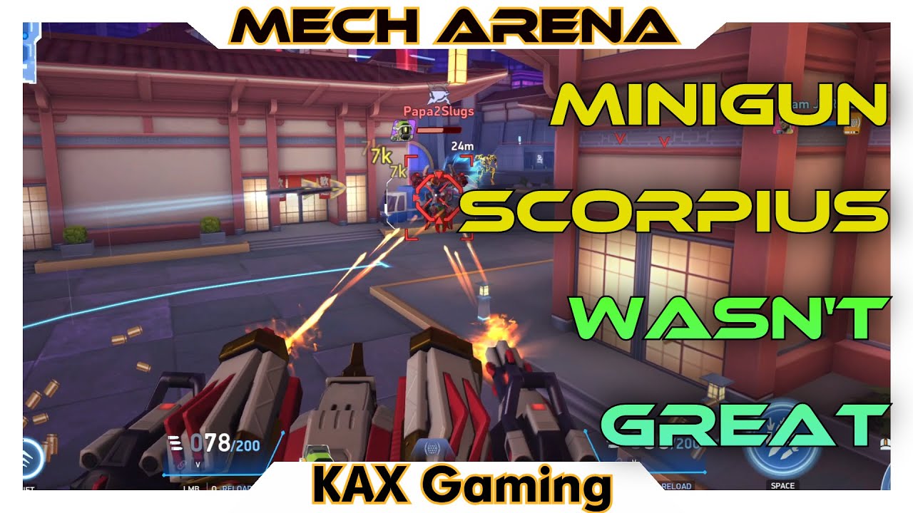 Minigun Scorpius Achievement was ANNOYING in CPC - Mech Arena - YouTube