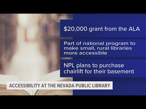 Nevada Public Library receives grant to improve basement accessibility ...