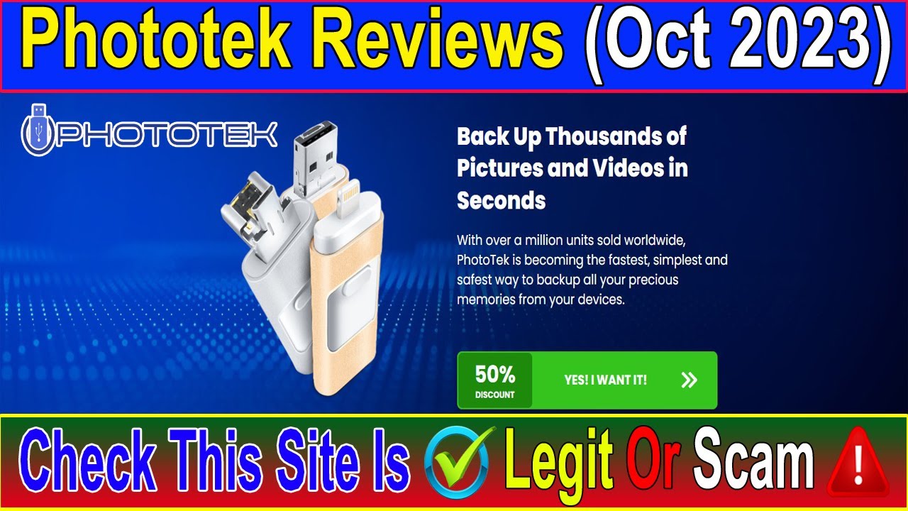 Phototek Reviews (Oct 2023) Watch the Video & Know Scam or Legit ...