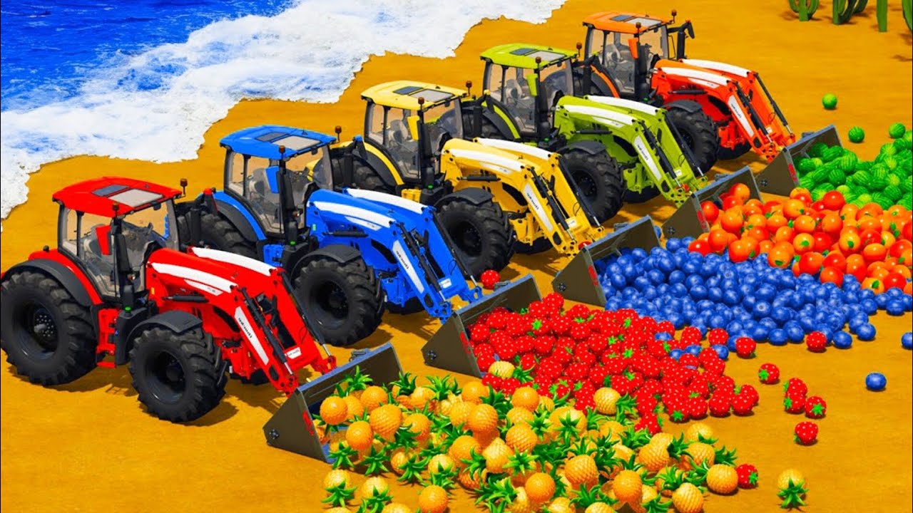 TRANSPORTING PINEAPPLES, STRAWBARRYS, ORANGES & WATERMELONES WITH JOHN ...