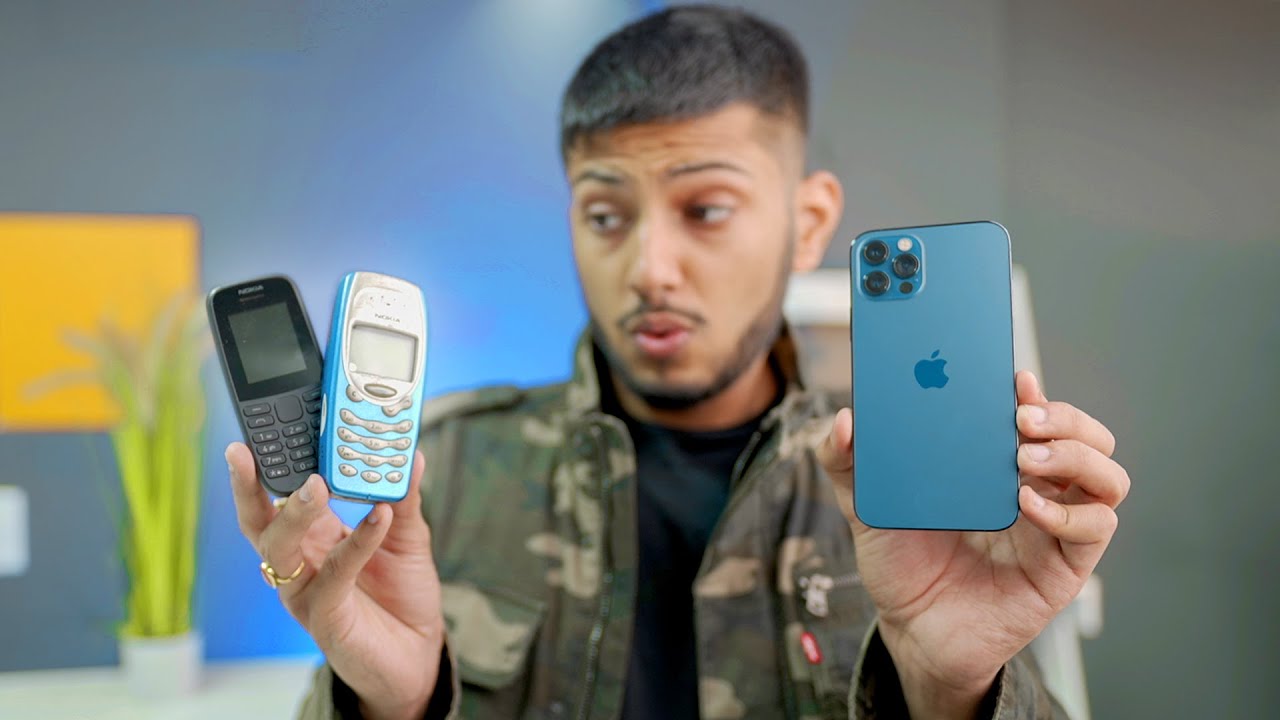 Shifting from iPhone 12 to Nokia 3310 for a Day ! - YouTube