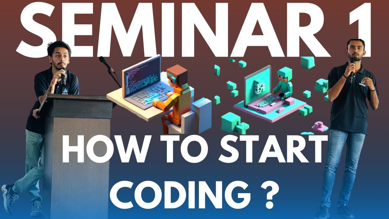 #Vlog2 - First Ever Offline Seminar - How to Start Coding - YouTube