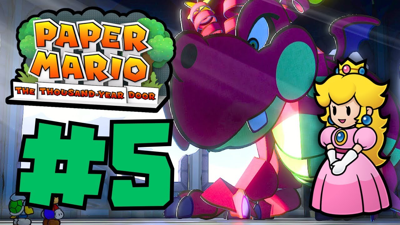 HOOKTAIL DRAGON BOSS - Paper Mario Thousand Year Door Gameplay ...