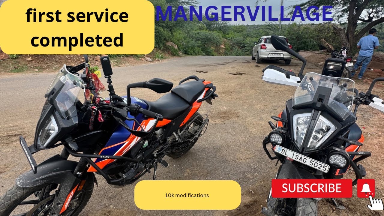 KTM ADVENTURE 390X |FIRST SERVICE|KTM adventure 390x service - YouTube