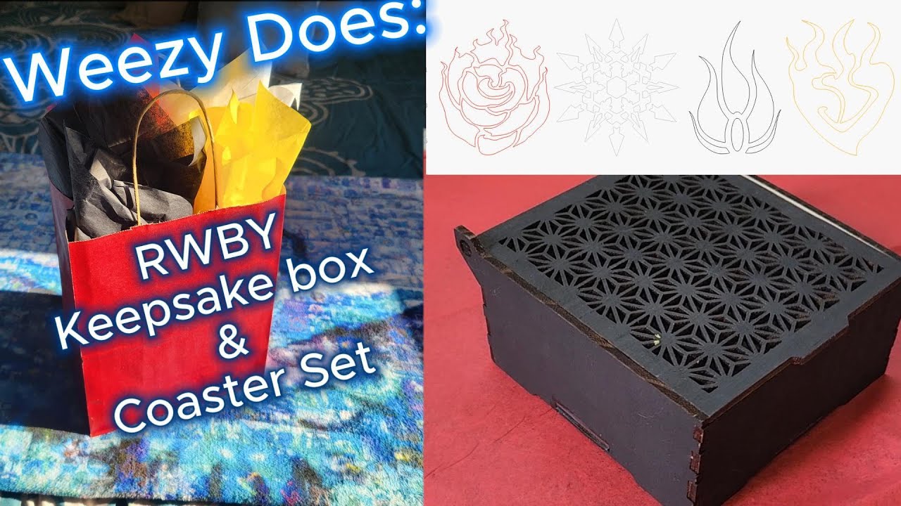 RWBY Keepsake Box and Slate Coasters - YouTube