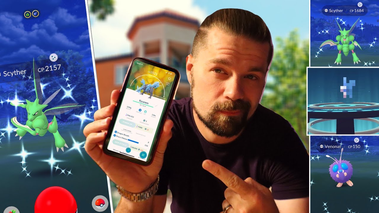 *7 SHINY BUG POKEMON CAUGHT* Kyurem + New Spotlight Hours, Research ...