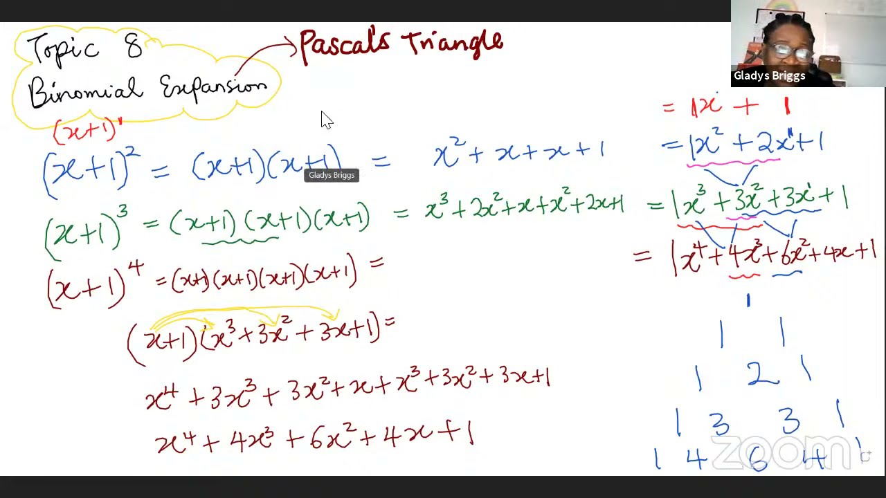 Further maths - pascal's triangle - YouTube