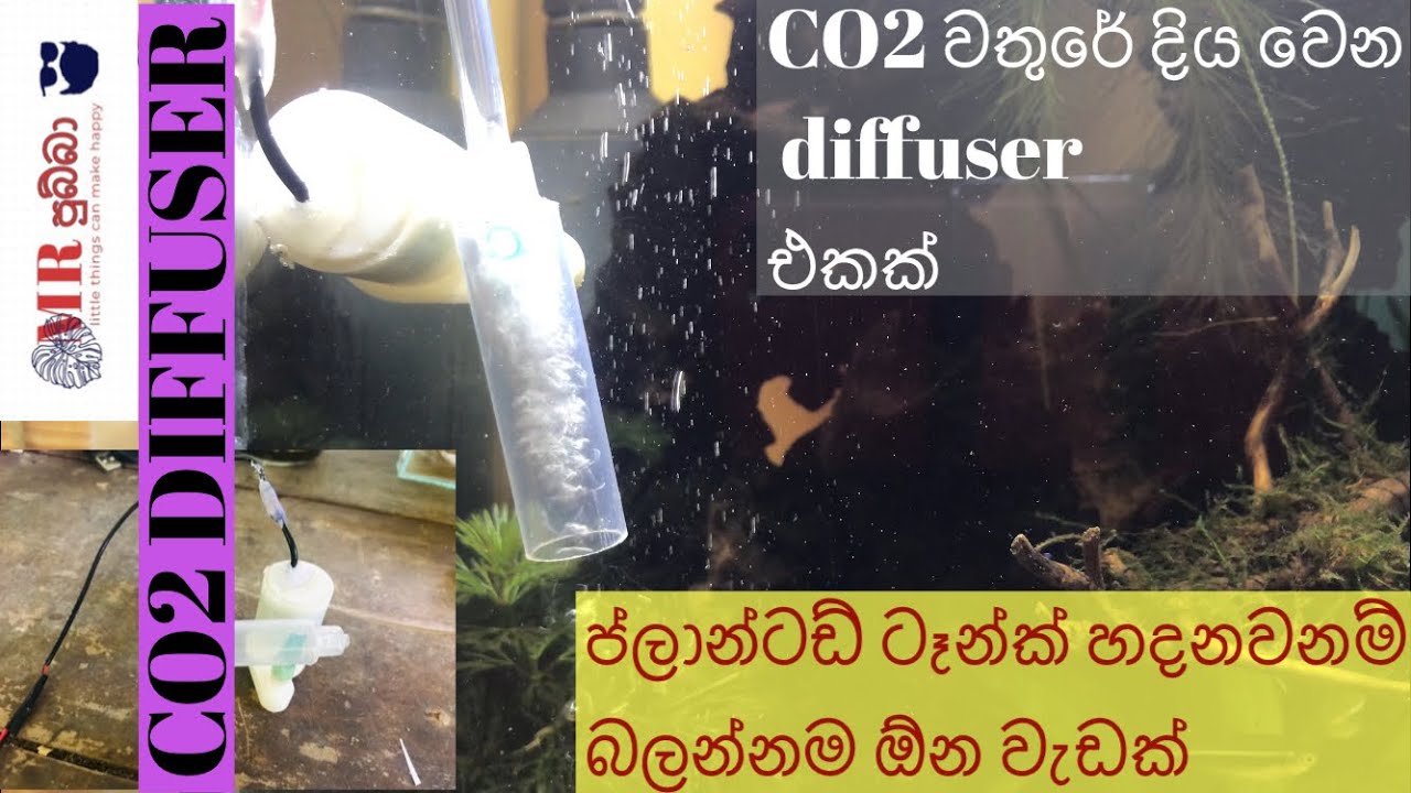 how to make vortex CO2 diffuser - YouTube