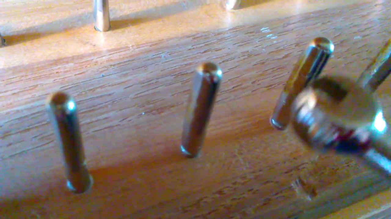 How to Regulate Front Rail Pins on a Piano - YouTube
