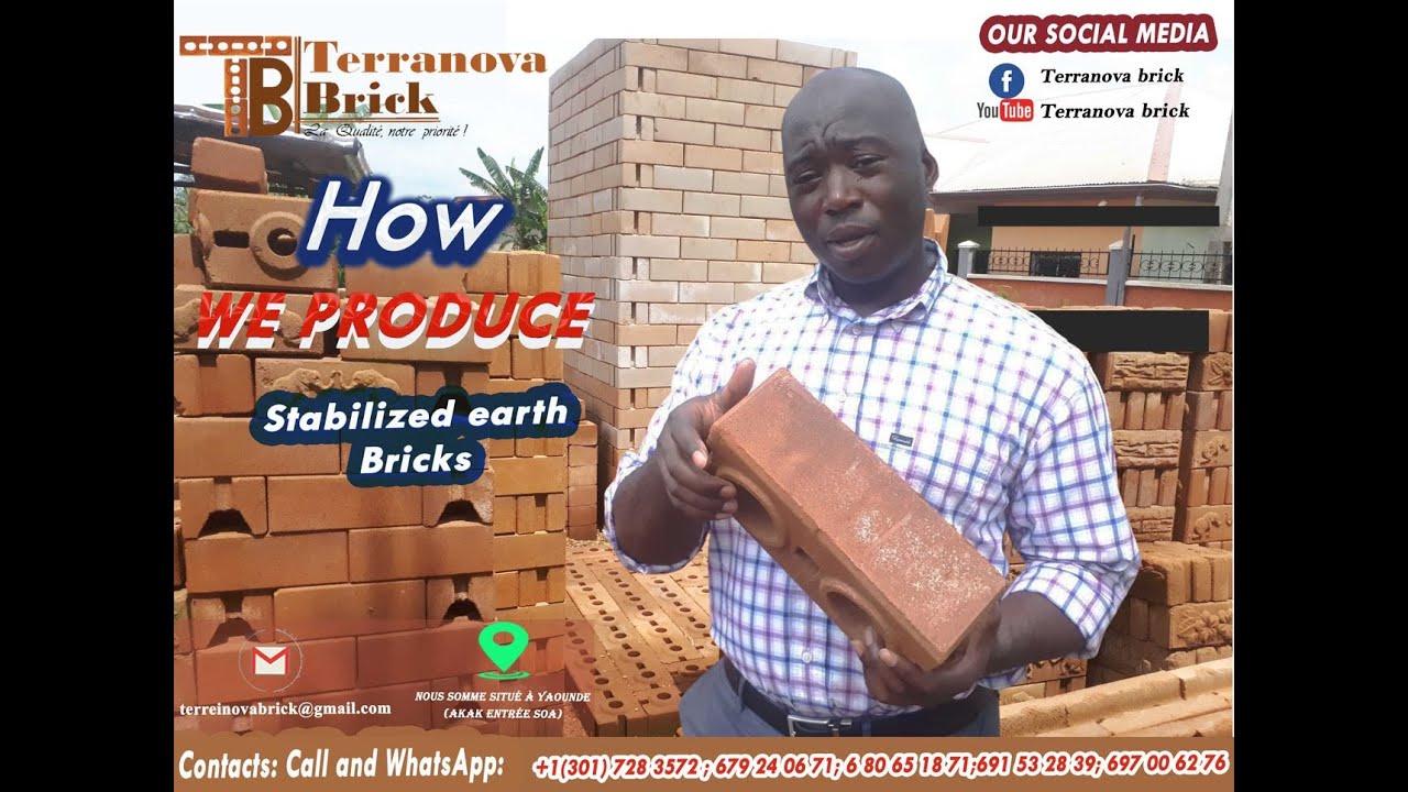 How We Produce Stabilized Earth Bricks - YouTube