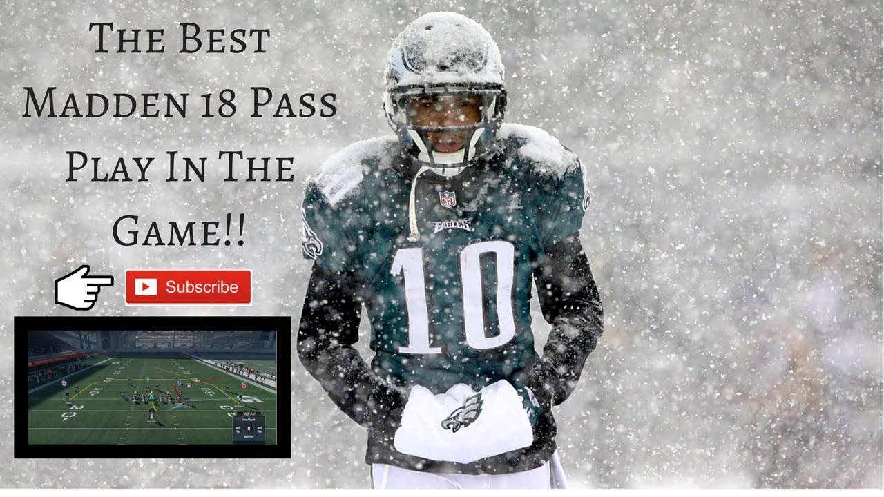 BEST MADDEN 18 PASS PLAY | HARDEST PLAY TO STOP | UNSTOPPABLE PASS PLAY ...