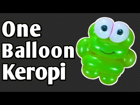 Cara Membuat Balon Keropi | One Balloon Keropi