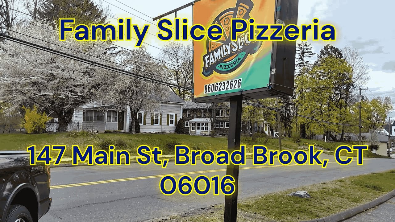 Family Slice Pizzeria 🫨😮 | 147 Main St, Broad Brook, CT 06016 - YouTube